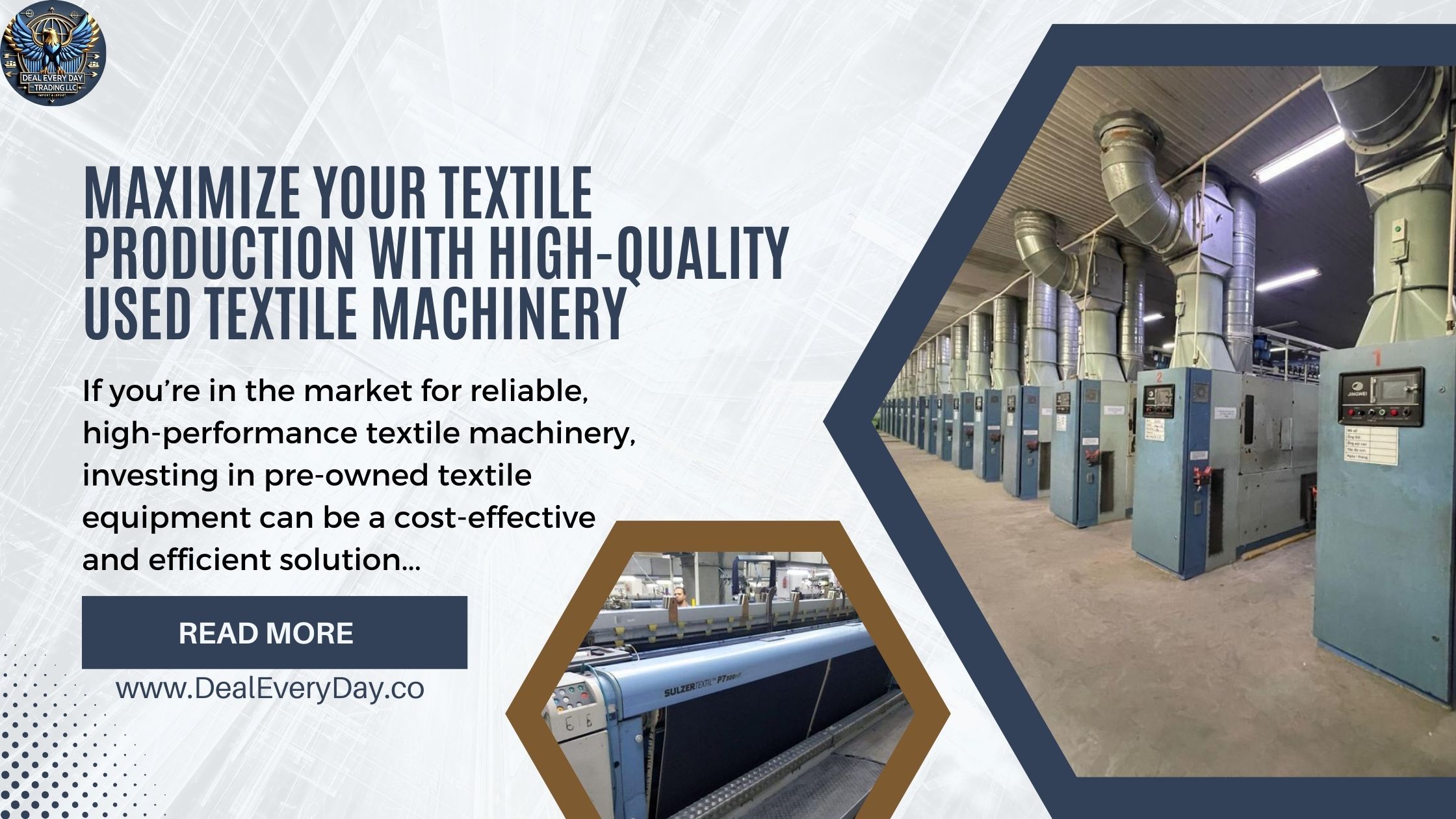 Maximize Your Textile Production with High-Quality Used Textile ...
